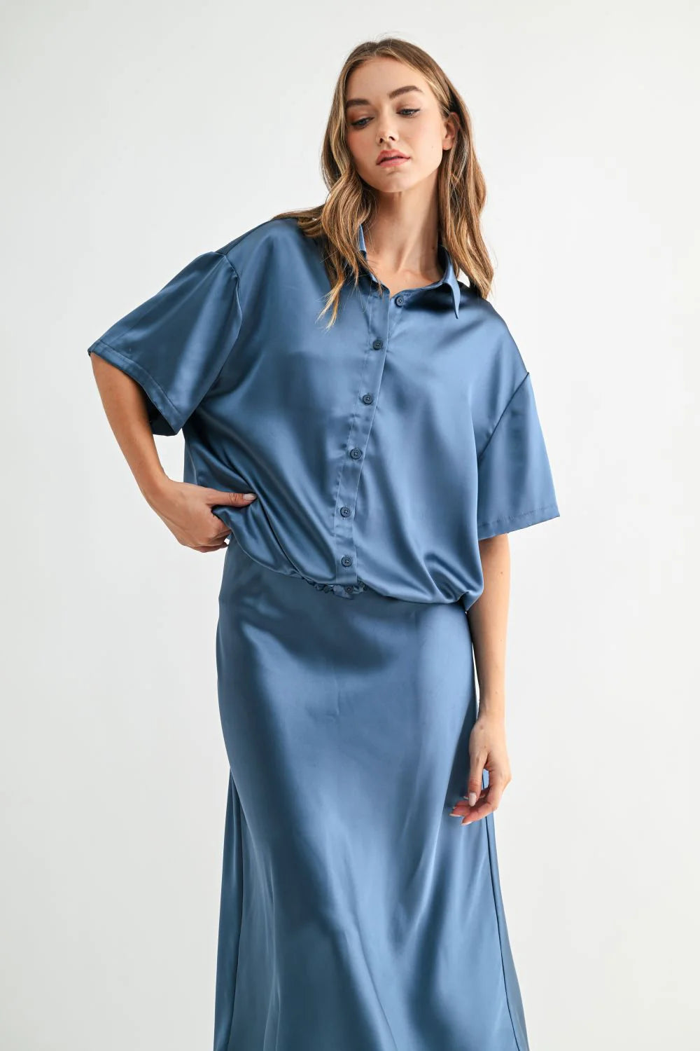 JOH JANINE TOP - MIDNIGHT BLUE – Kaufman Shoes